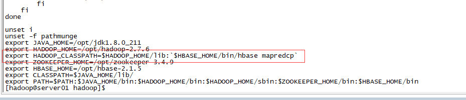 Hbase运行jar，缺少java Lang Classnotfoundexception：org Apache Hadoop Hbase Mapreduce Java Lang