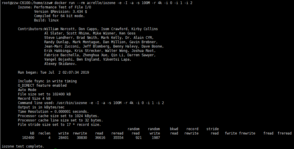 【Docker】如何在Docker容器中安装IOzone测试工具用于测试Docker存储驱动的性能_iozone写入配置文件-CSDN博客