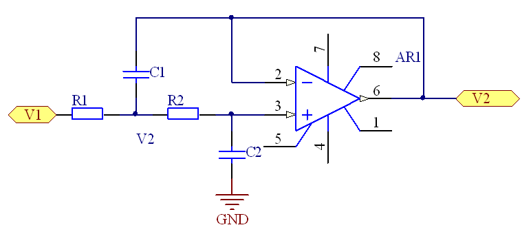 Sallen-Key 有源滤波器(1)_sallen-key拓扑结构的有源高通滤波器截止频率怎么算-CSDN博客