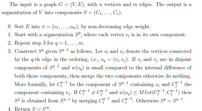 基于图的图像分割（graph Based Image Segmentation） Csdn博客 
