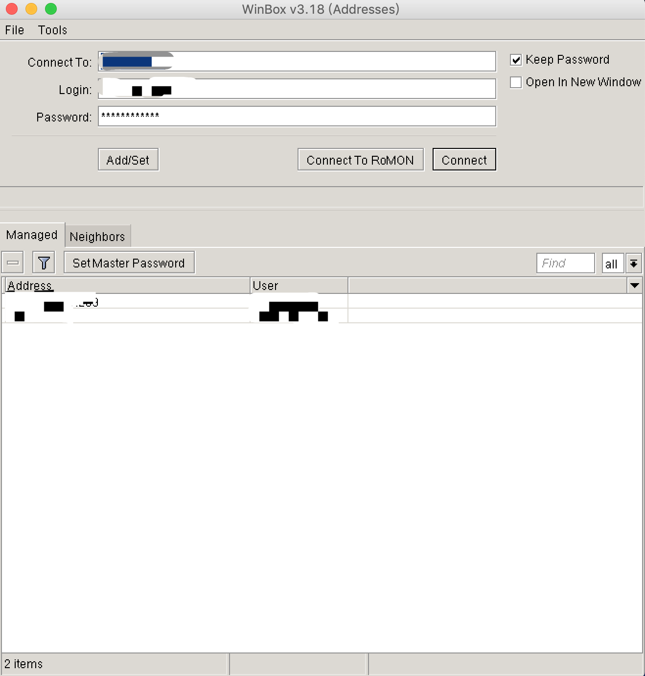 Winbox报错Could not connect to [MAC] (port 20561) - timed out!【已解决】