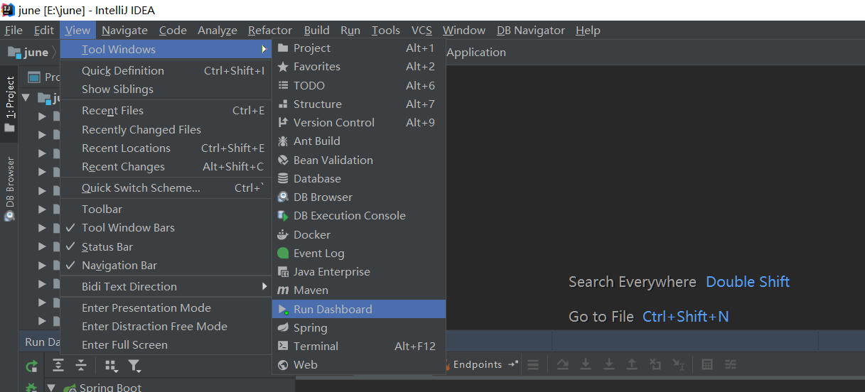 IDEA中设置Run Dashboard（Springcloud同时运行多个模块、微服务）_idea配置springcloud dashboard-CSDN博客