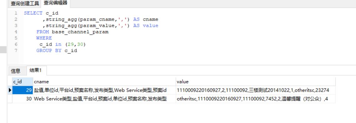 postgres 数据库 多行数据合并为一行 - L_sliang的博客 - CSDN博客