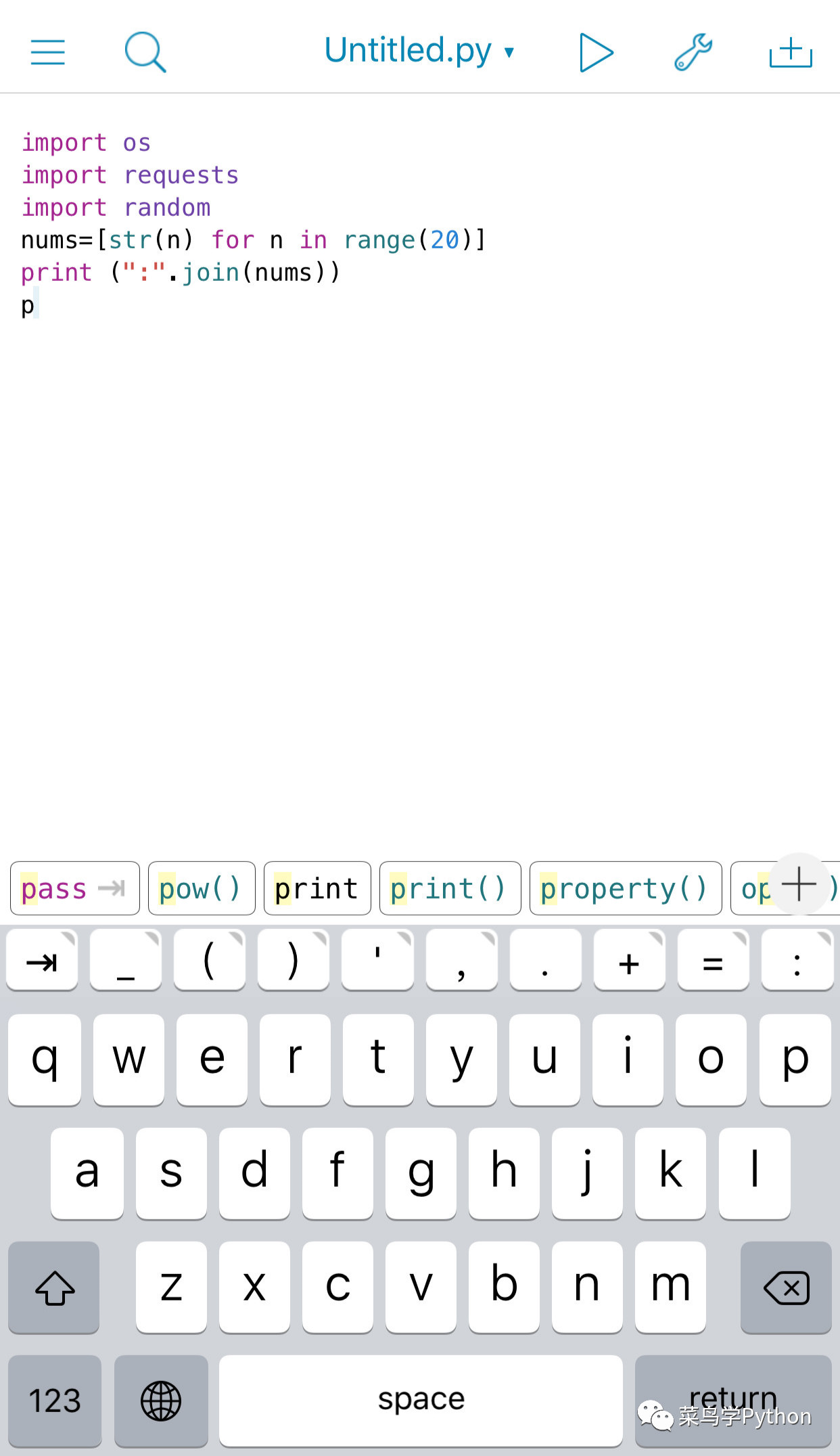 一个随时随地写Python代码的神器 Pythonista-CSDN博客