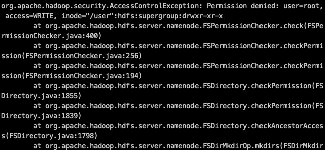 org.apache.hadoop.security.AccessControlException 解决办法_org.apache.hadoop.security ...