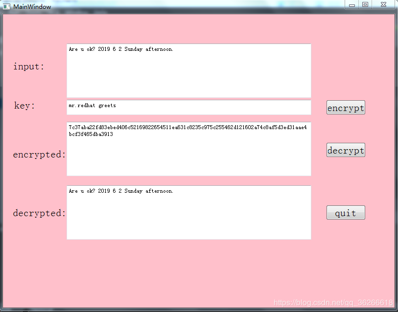 Pycharm使用qt designer 设计界面,给button添加点击事件响应,AES加密解密项目实例_tdesign t-button添加事件-CSDN博客