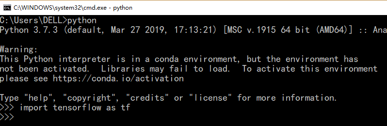 ImportError: DLL load failed 高效解决方法 Win10+Python3.7+Anaconda2019.03+tensorflow-gpu2.0/1.14 ...