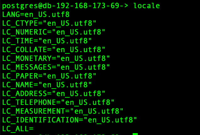 Postgresql本地语言环境参数设置（LC_COLLATE，LC_CTYPE）_postgresql change default ctype-CSDN博客