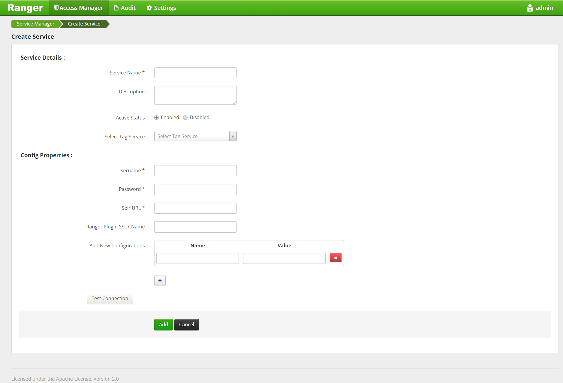 Apache Ranger 1.1.0 用户指南_apache ranger 的官方文档-CSDN博客