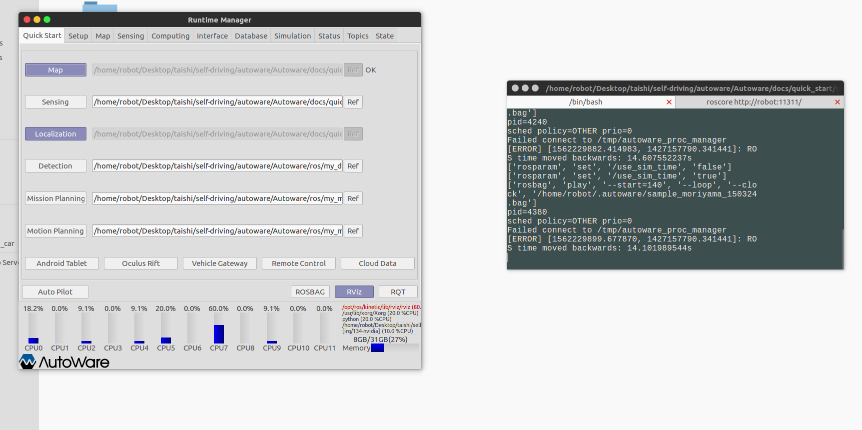 Autoware学习（二）——安装与测试_autoware可以在8g内存上运行吗-CSDN博客