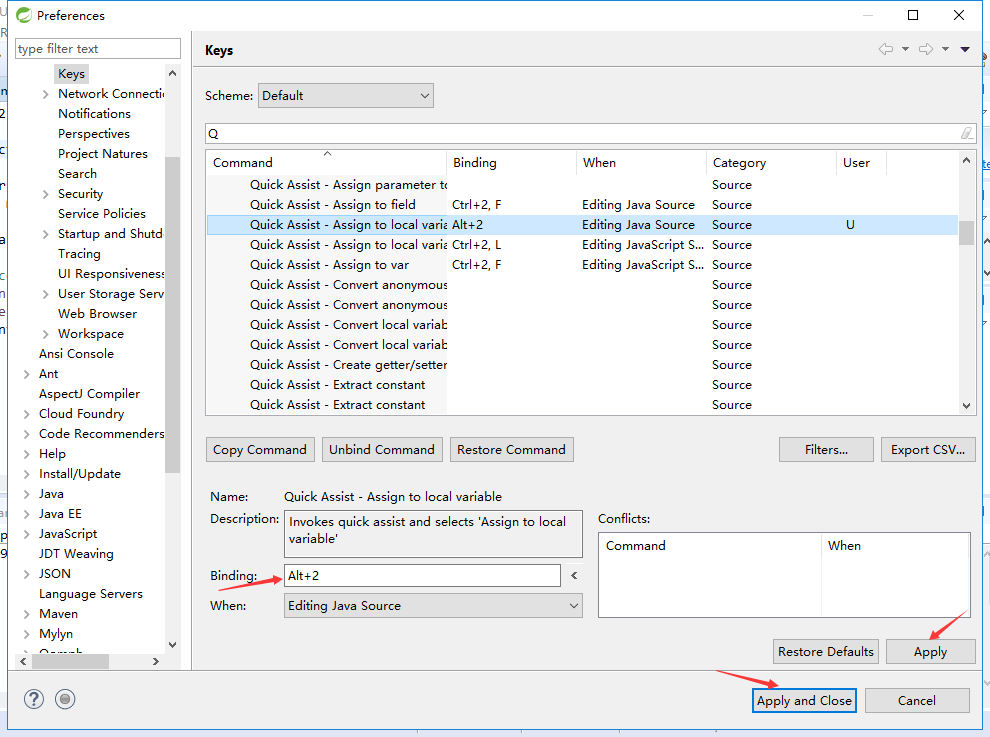 STS（Spring-Tool-Suite）常用快捷键汇总_springtoolsuite4快捷键-CSDN博客