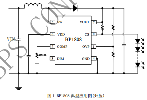 50V升压恒流LED驱动芯片_bp1808驱动原理图-CSDN博客