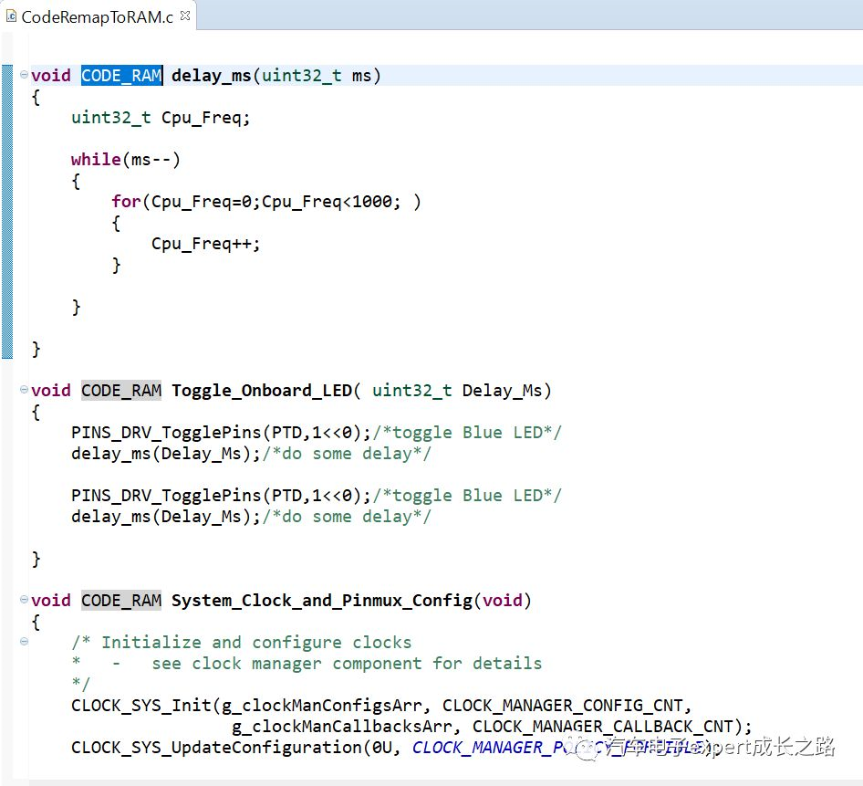 浅谈嵌入式MCU软件开发之S32K1xx系列MCU启动过程及重映射代码到RAM中运行方法详解_汽车电子expert成长之路-CSDN博客