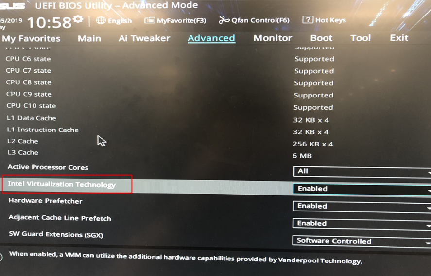 针对Vmware打开BIOS中VT虚拟化相关后仍然报错_vmware vt-d-CSDN博客