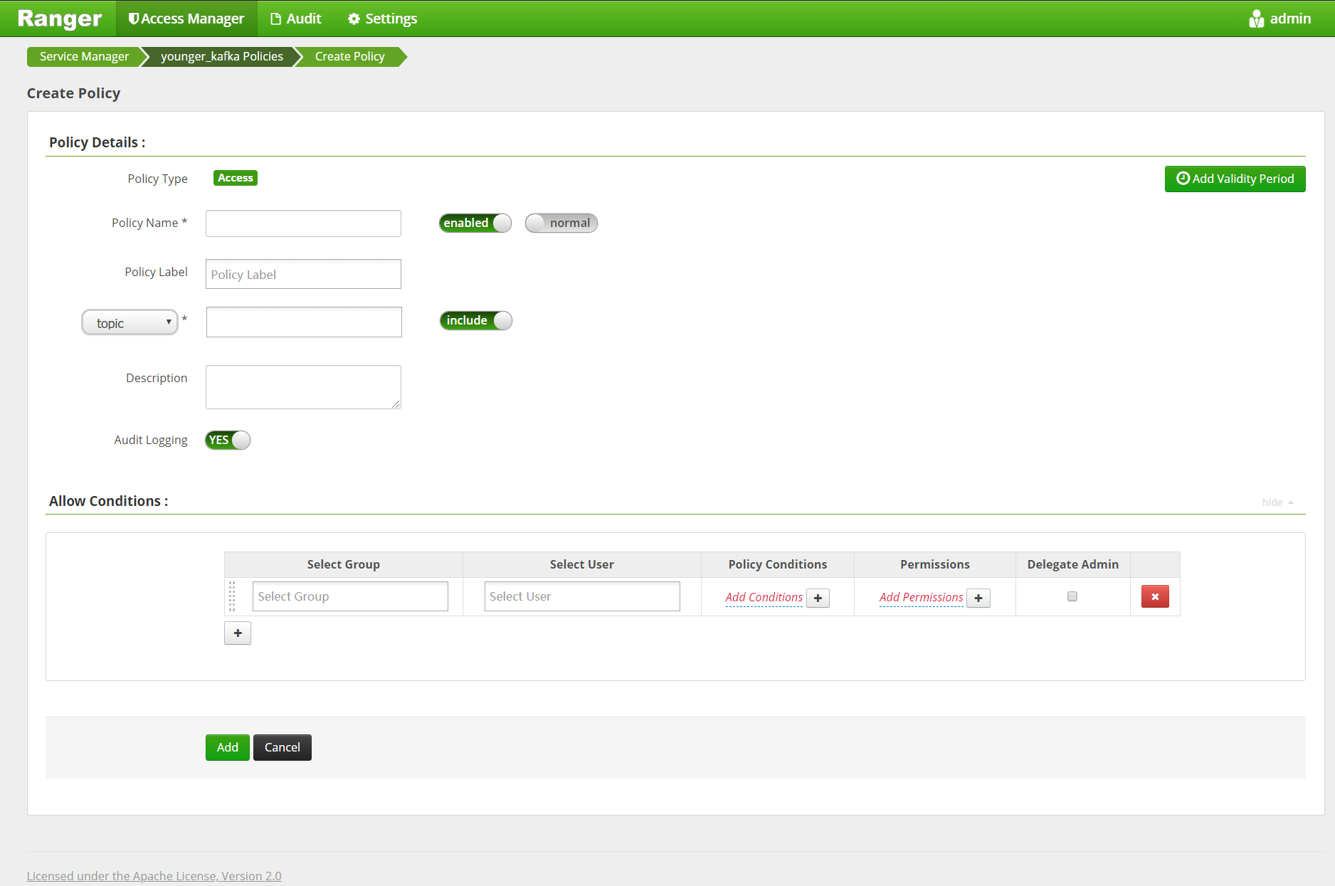 Apache Ranger 1.1.0 用户指南_apache ranger 的官方文档-CSDN博客