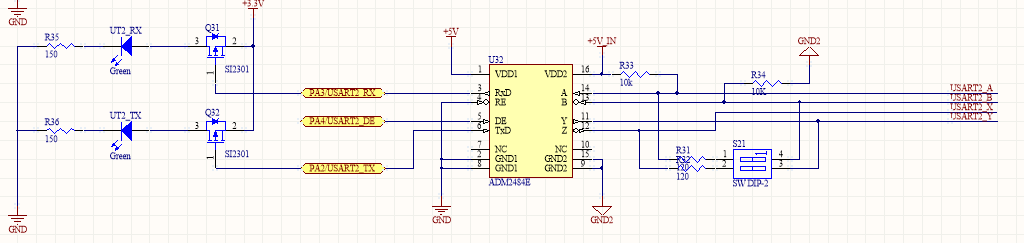 STM32F407__串口转422总线__一主多从通信_stm32f407 rs422-CSDN博客