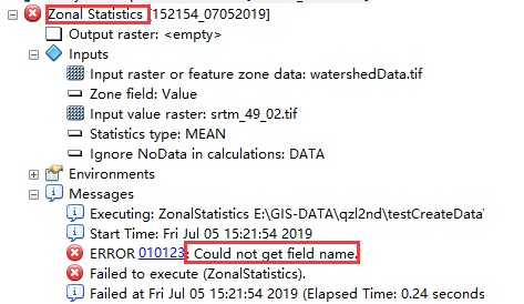 Arcgis使用Zonal Statistics工具报错：无法找到字段名称_arcgis无法获取字段名称-CSDN博客