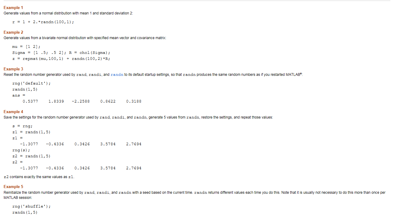 MATLAB中的rand()和randn()函数-CSDN博客
