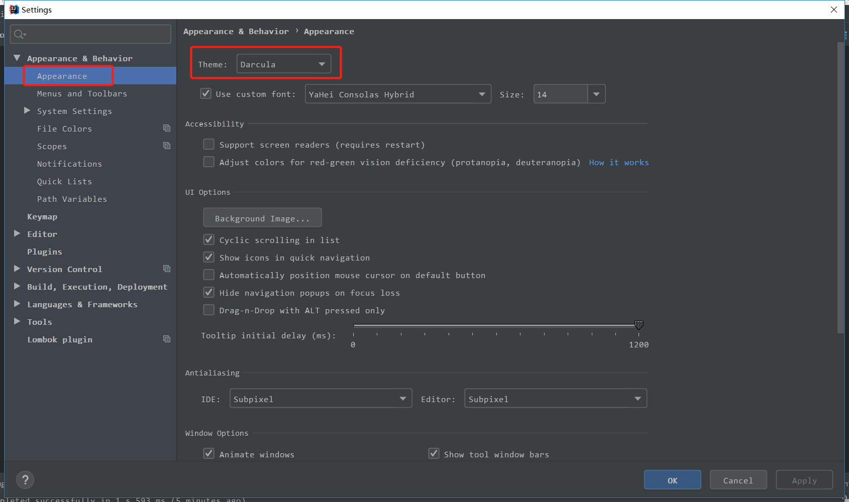 Intellij IDEA优化配置(1)------Darcula主题的选择以及字体和颜色配置（基于Intellij IDEA 2019.1）-CSDN博客