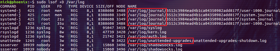 Linux lsof 命令_lsof -p-CSDN博客