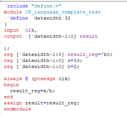 Verilog全新语法认识--Xilinx language template_xilinx ‘ifdef查找-CSDN博客