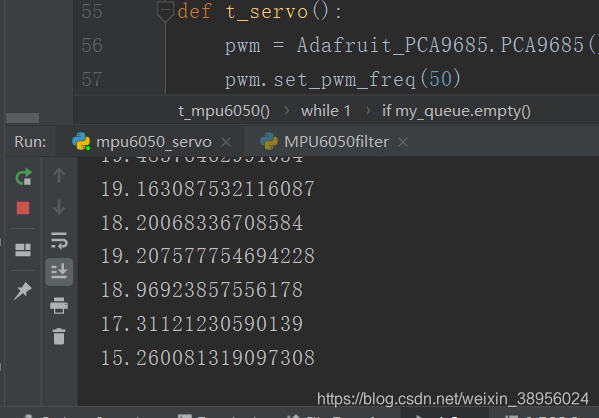 树莓派:mpu6050控制舵机转向mpu6050 控制方向 Csdn博客