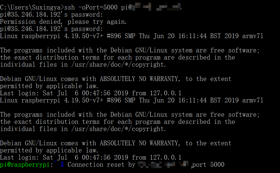 树莓派3B+（以及老版本）内网穿透 frp 后外网ssh或者vrc server连接_树莓派 frpc ssh-CSDN博客