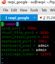 树莓派3B+（以及老版本）内网穿透 frp 后外网ssh或者vrc server连接_树莓派 frpc ssh-CSDN博客