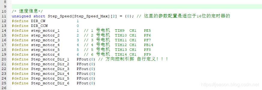 基于stm32f407的多路(6路)步进电机速度控制函数六路步进电机控制 Csdn博客