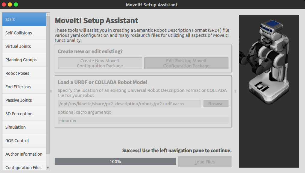 Moveit!入门教程-配置助手_pr2机器人moveit-CSDN博客