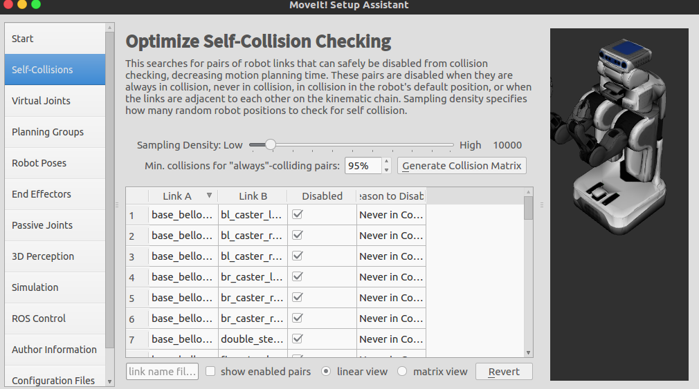 Moveit!入门教程-配置助手_pr2机器人moveit-CSDN博客