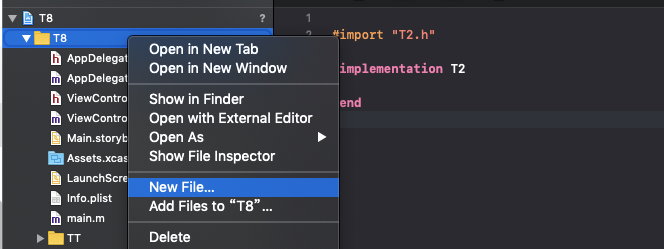 xcode10.2.1 把.h 和.m文件加入工程里面的某个文件夹【可确保xcode界面看到的目录组织方式和真实文件系统看到的一致】的步骤图解_xcode怎么关联.h和.m文件-CSDN博客
