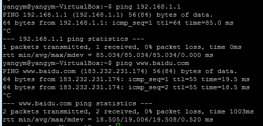 VirtualBox虚拟机+ubuntu16.04 桥接模式、配置 静态ip，实现宿主主机、ubuntu互相ping通_yangyunmmeng2002的博客-CSDN博客