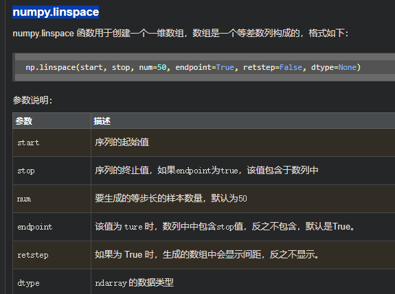 numpy.linspace中endpoint对num的影响_endpoint=false-CSDN博客