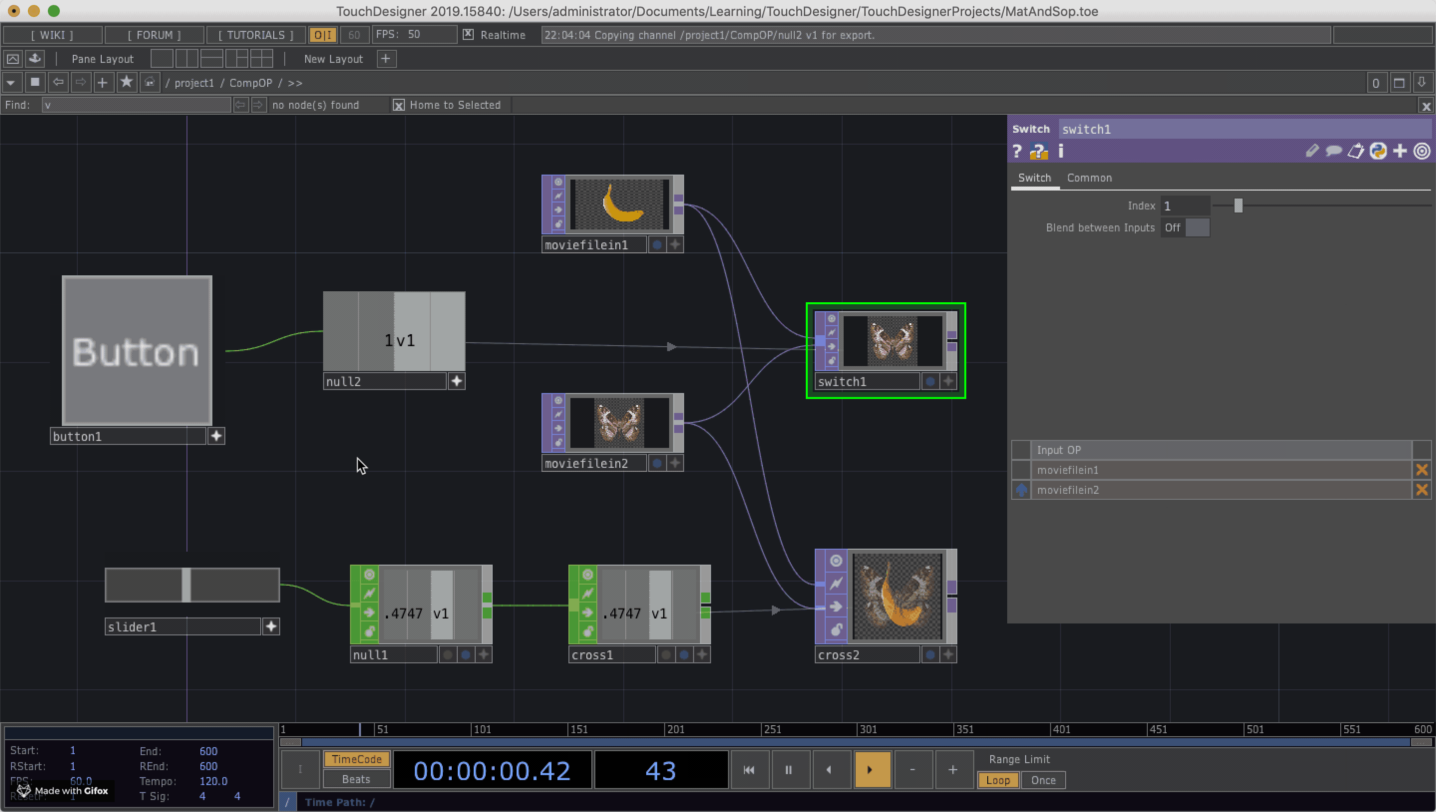 TouchDesigner学习 Comp元件的应用_touchdesingner原件应用-CSDN博客