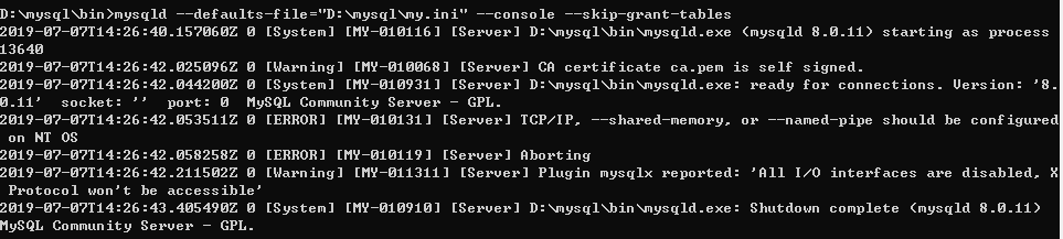 Mysql登录失败 Mysql Defaults Extra File Csdn博客