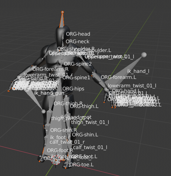 UEFY Blender2.8使用记录--UE4 Mannequin_blender automatic bone orientation ...