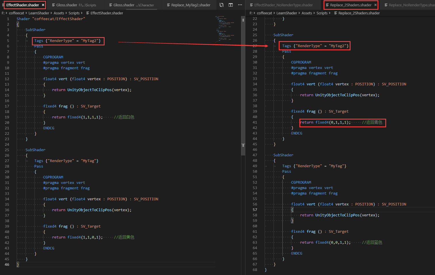 Unity使用替换shader渲染（Rendering with Replaced Shaders）_setreplacementshader-CSDN博客