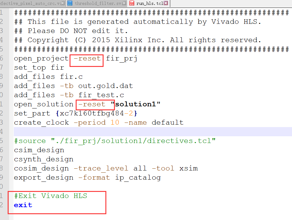 HLS实验（一）HLS介绍： Lab2：使用Tcl命令接口_vivado command prompt-CSDN博客
