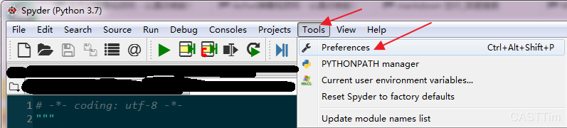 Spyder 与 Pycharm 配置 Anaconda 环境 Python 解释器（Windows 7）_CASTTim的博客-CSDN博客_spyder解释器配置