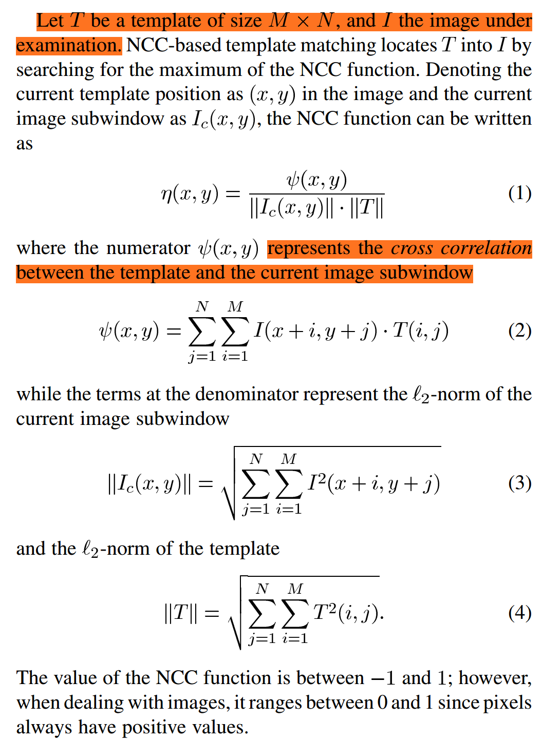 Matching cost computation代价匹配--归一化互相关_ncc图像匹配是在那篇文献提出来的_图像处理_深度学习的博客-CSDN博客