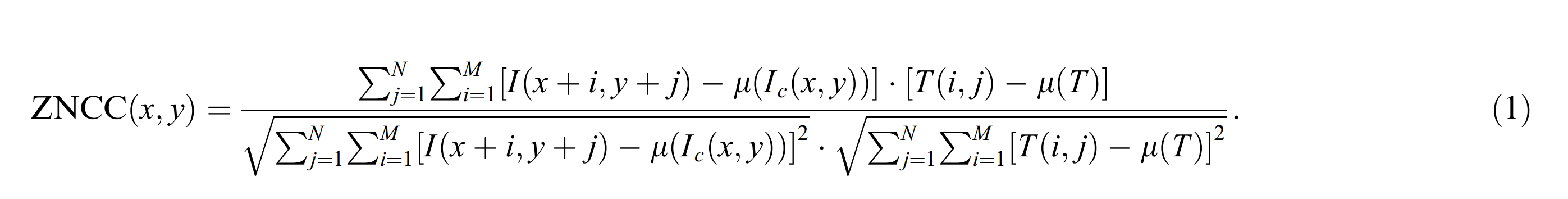 Matching cost computation代价匹配--归一化互相关_图像处理_深度学习的博客-CSDN博客