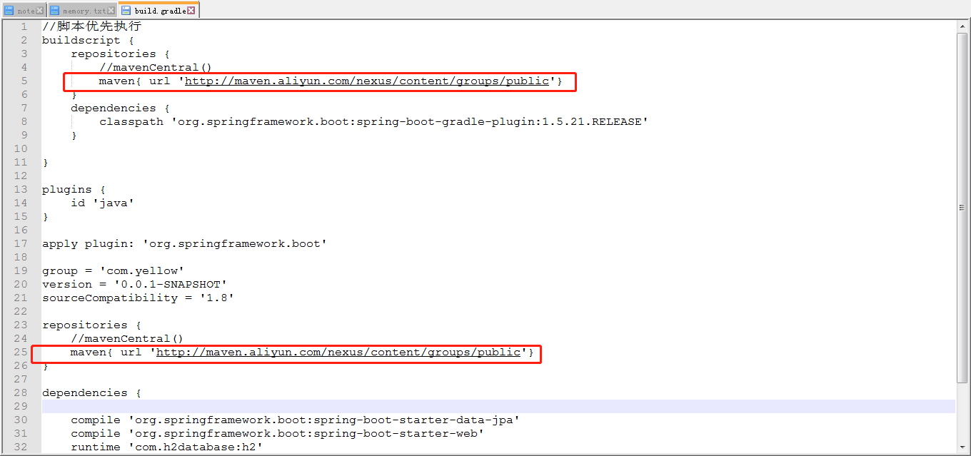 Could not resolve io.spring.gradle:dependency-management-plagin:1.0.6.RELEASE_could not find io ...