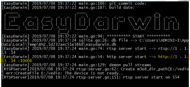 windows系统搭建EasyDarwin流媒体服务器_easydarwin官网-CSDN博客