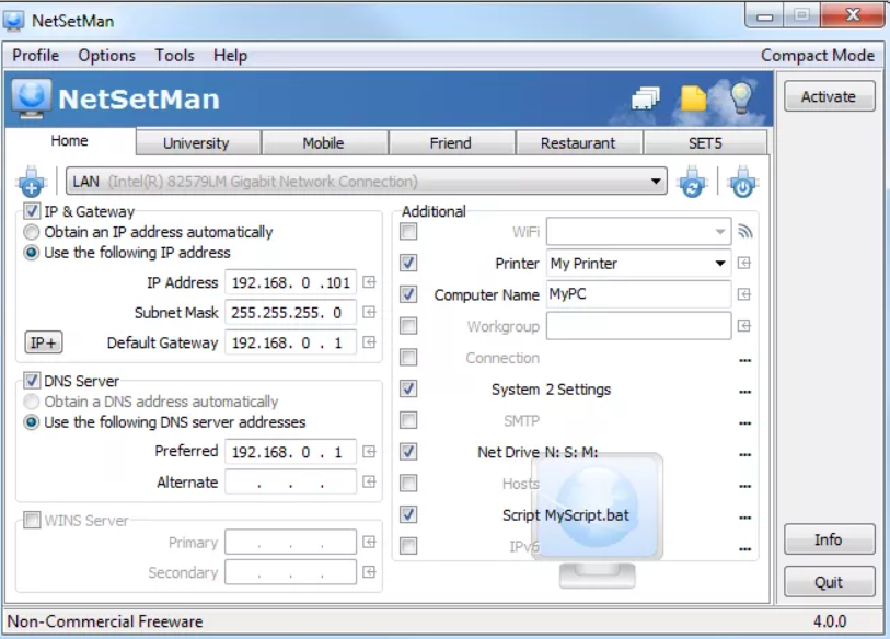 工具分享之NetSetMan-CSDN博客