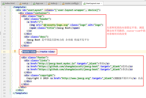 jeecg-boot 前端Vue项目的入口流程_jeecgboot userlayout.vue在哪-CSDN博客