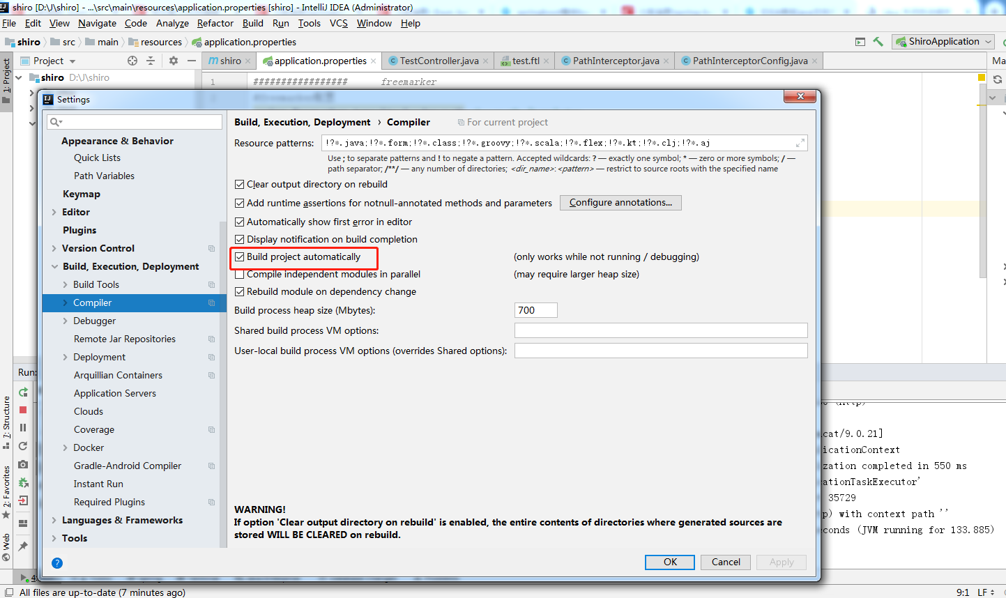 Idea开发springboot项目开启自动编译（修改java文件自动编译）springboot怎么写代码重新编译一个java文件 Csdn博客