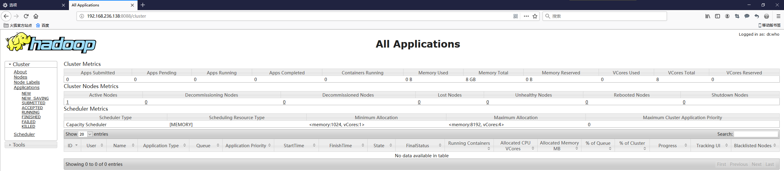 利用Vulnhub复现漏洞 - Hadoop YARN ResourceManager 未授权访问_hadoop 2.7.3 漏洞复现-CSDN博客