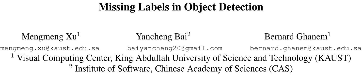 Missing Labels in Object Detection(CVPR2019)解读_missing label in line-CSDN博客