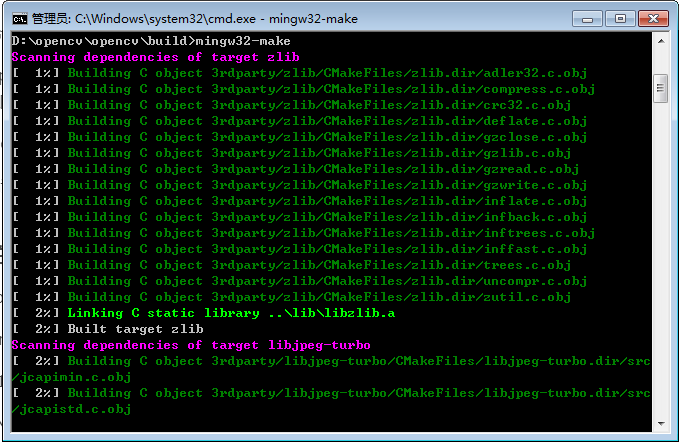 学习【Qt_OpenCV】Qt5.13.0 + MingW7.3.0 + Win7_64 + CMake3.15.0环境下编译OpenCV 4.1.0_qt open source ...